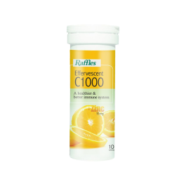 Raffles Vitamin C Effervescent + Zinc | Vitamins for Immunity | Raffles ...