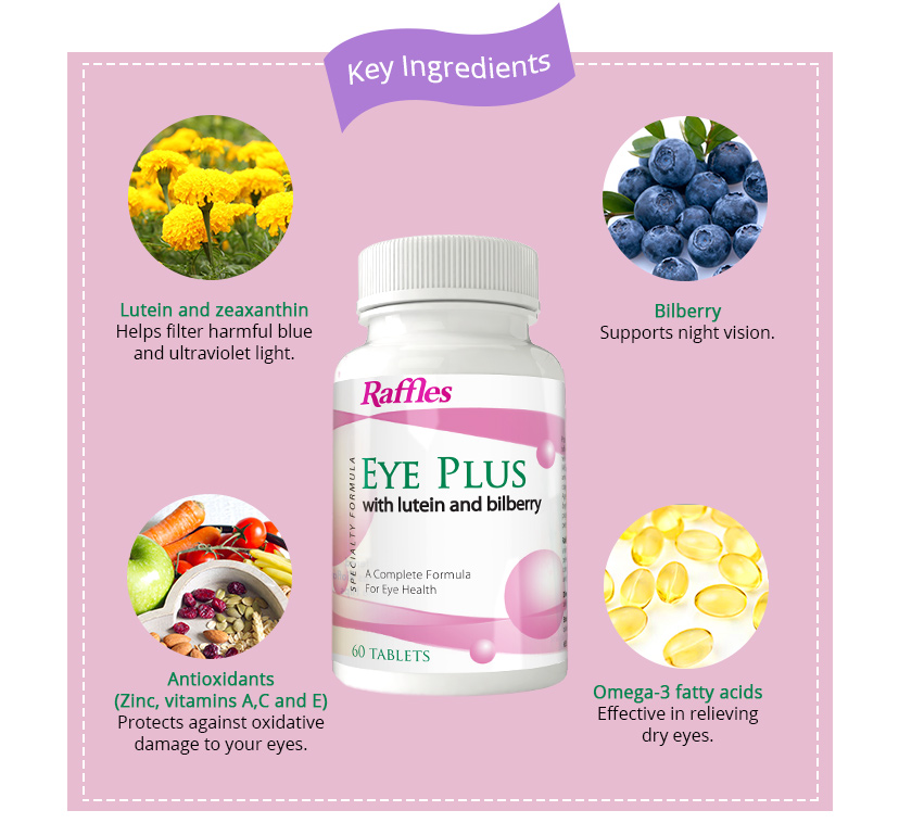 Raffles Eye Plus| Eye Supplement | Raffles Health Singapore